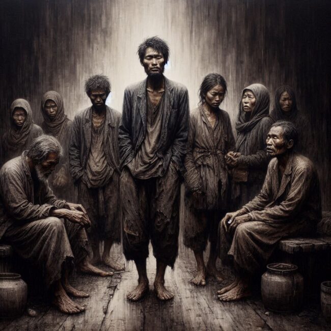 Dall-E Prompt: Realistic Portrait of Poverty Struggles - Sweet Prompt