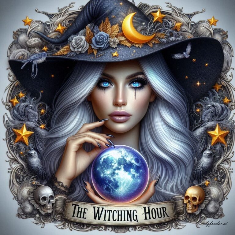 Dall-E Prompt: Hyper Realistic Witch with Crystal Ball - Sweet Prompt