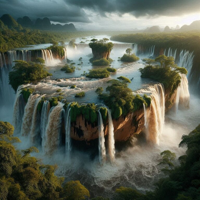 Dall-E Prompt: Realistic Floating Islands with Waterfalls - Sweet Prompt