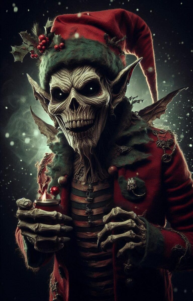 Dall-E Prompt: Creepy Gothic Realism Christmas Elf - Sweet Prompt